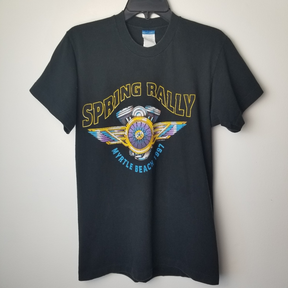 Vintage Single Stitch Spring Rally Myrtle Beach Sc 19… - Gem